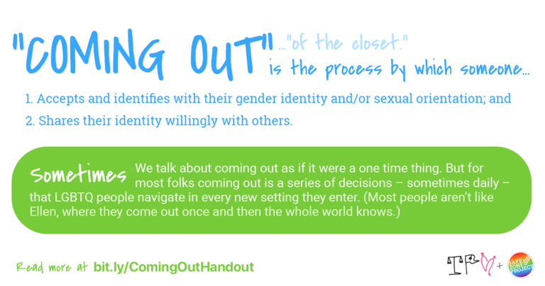 When Someone Comes Out To You: DO & DON’T - It's Pronounced Metrosexual